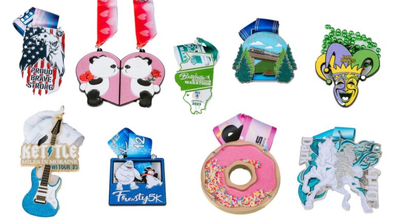 Stride Awards | Custom Race Medals: 5K, 10K Medals | Gallery